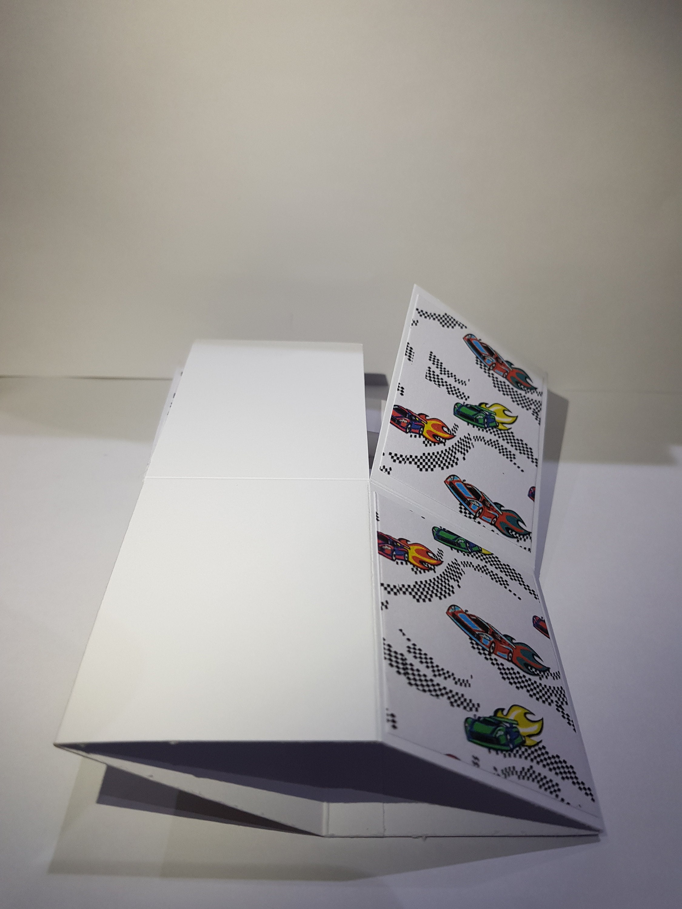 Racing Car Pop up Card*happy Birthday Pop Up*well Done Pop Up ...