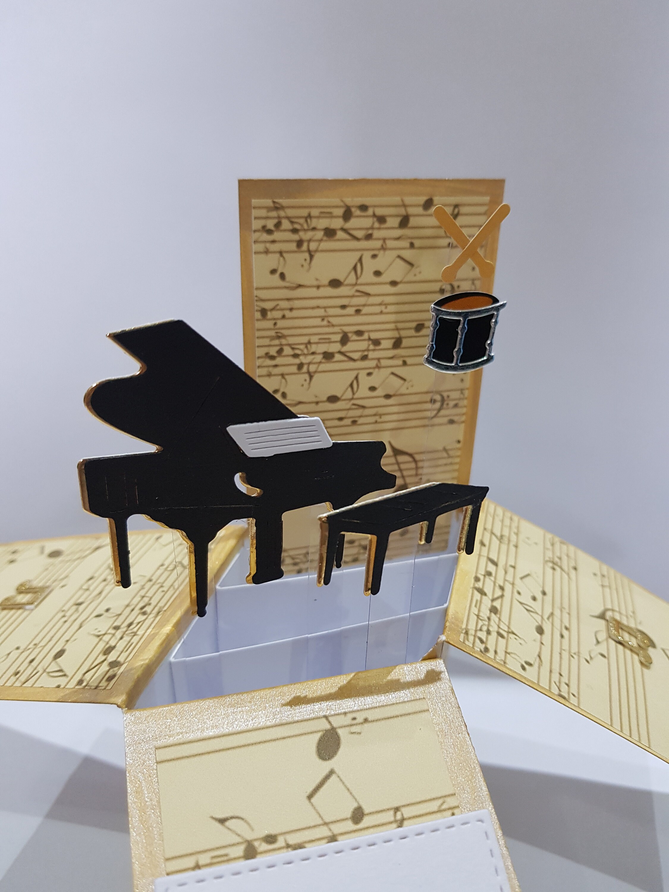 Musical Pop up Box Cardhappy Birthday Pop up Cardfather's Day Pop up ...