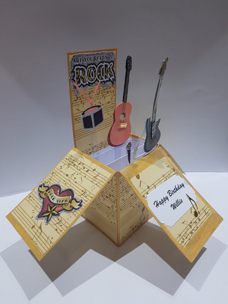 Musical Pop up Box Card*birthday Pop up Card*3d Card*pop up Card for ...