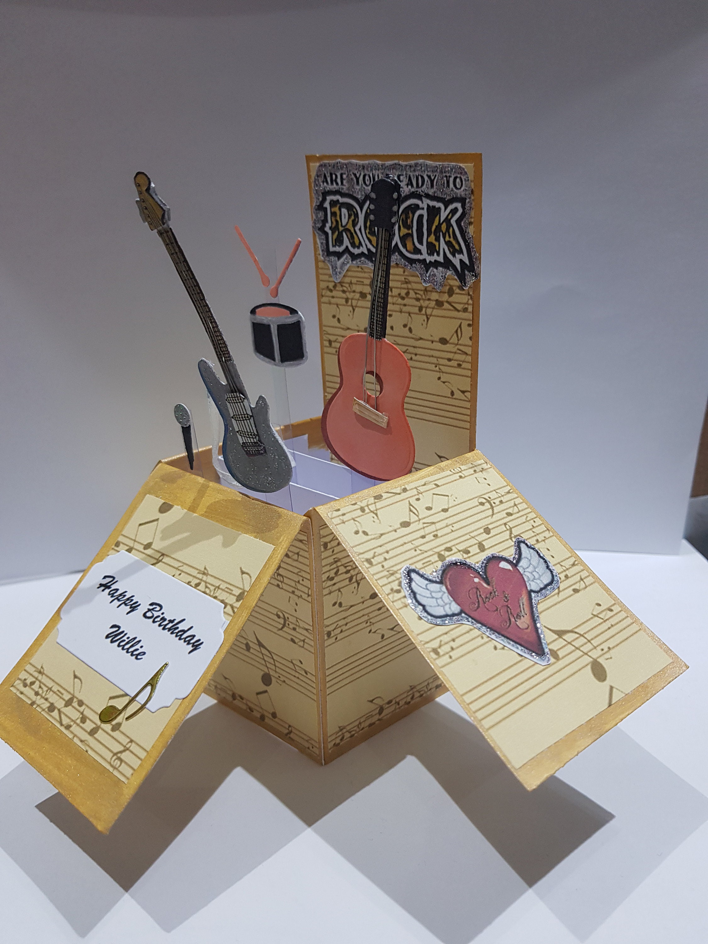 Musical Pop up Box Card*birthday Pop up Card*3d Card*pop up Card for ...