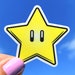 Nintendo Star Vinyl Die-cut Sticker | Retro Video Game Stickers - Etsy