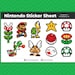 Nintendo Sticker Sheet | Sticker Pack | Retro Video Game Stickers - Etsy