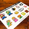 Nintendo Star Vinyl Die-cut Sticker Retro Video Game Stickers - Etsy