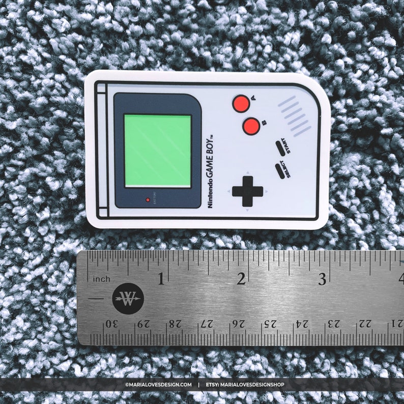 Nintendo Gameboy Classic Vinyl Die-Cut Sticker Retro Video | Etsy