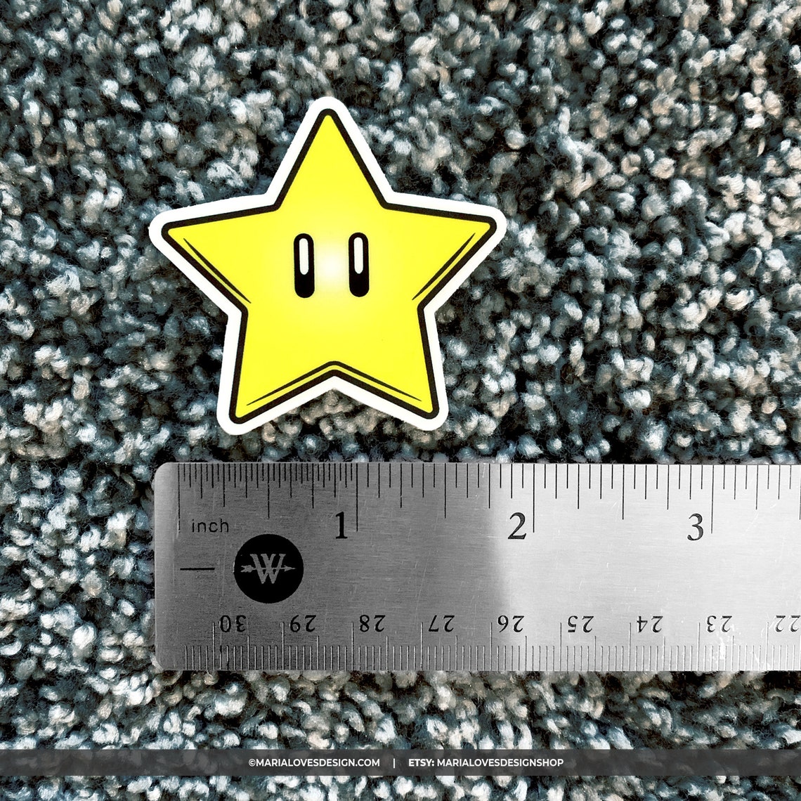 Nintendo Star Vinyl Die-Cut Sticker Retro Video Game | Etsy