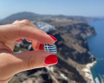Greek Flag Pandora - Etsy