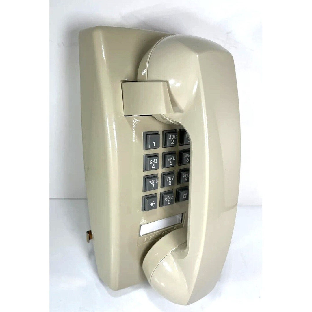 Premier Vtg Beige Push Button Wall Mount Phone-hac 2554 -NOT a Modern ...