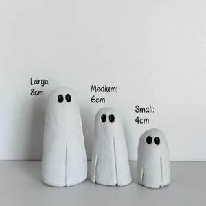 Mini Clay Ghost - Etsy