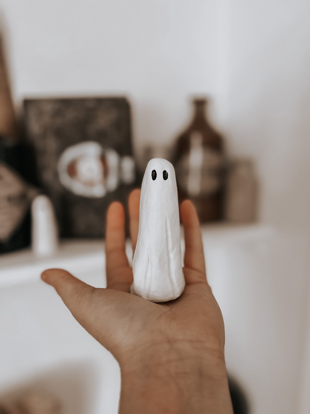 Mini Clay Ghost - Etsy