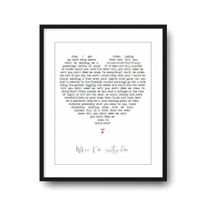 When I’m 64, the Beatles Lyric Print - Etsy