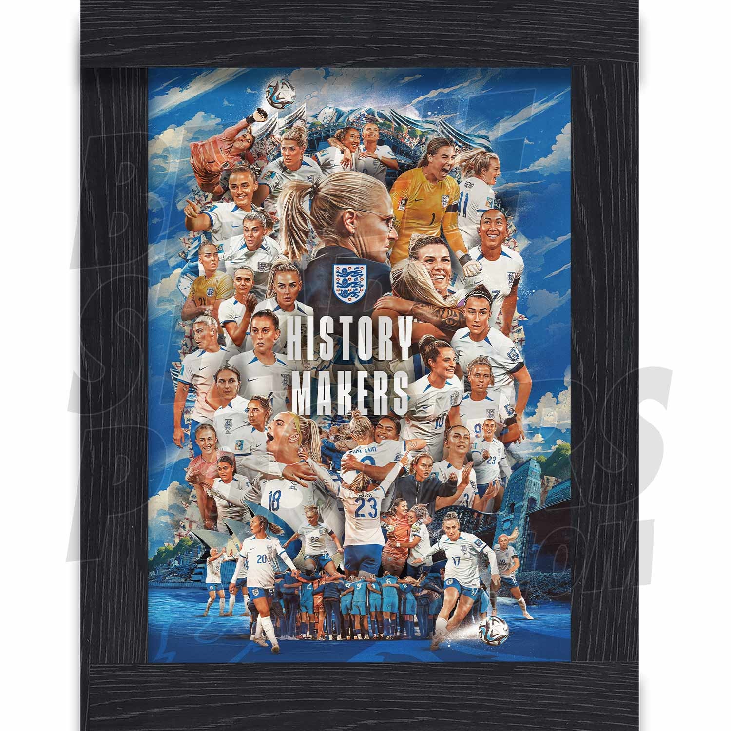 Lionesses History Makers Montage Poster Officially Licensed - Etsy