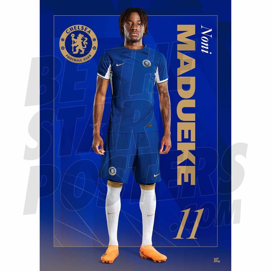 Chelsea FC Madueke 23/24 Headshot Poster Officially Licensed - Etsy