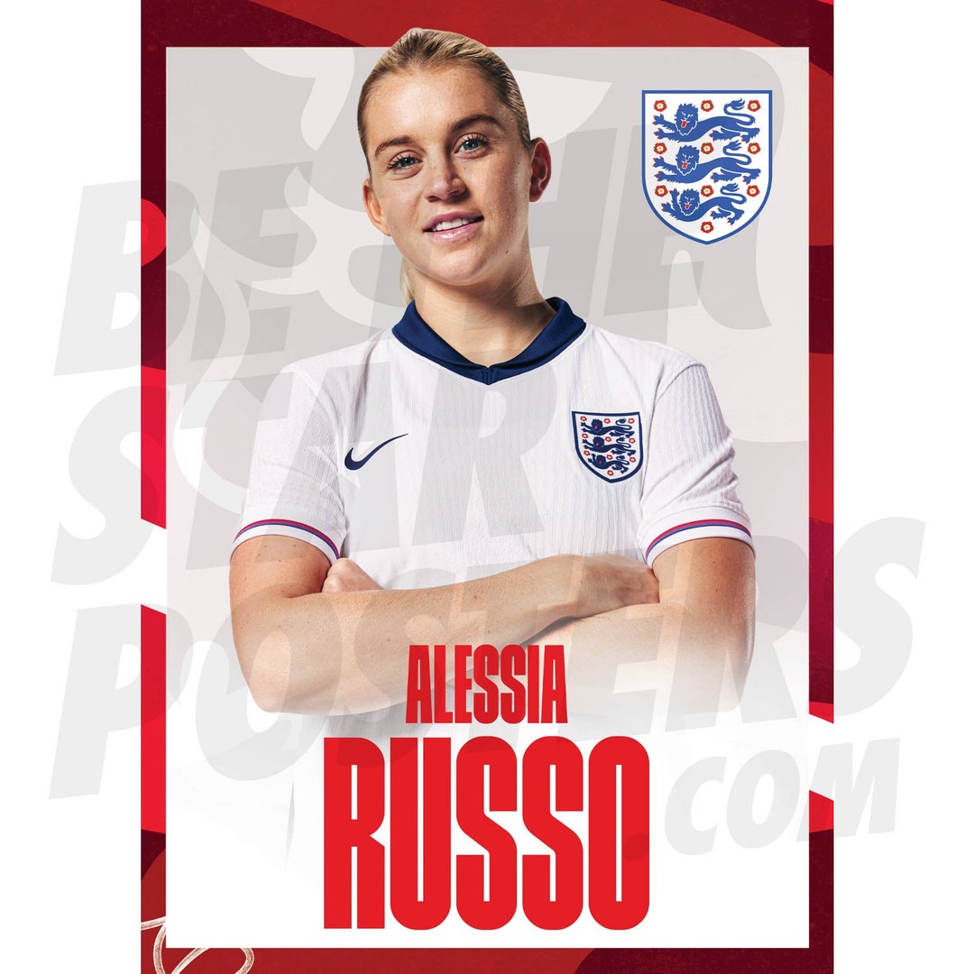 Lionesses Russo 24/25 Home Headshot Poster Officially Licensed Product ...