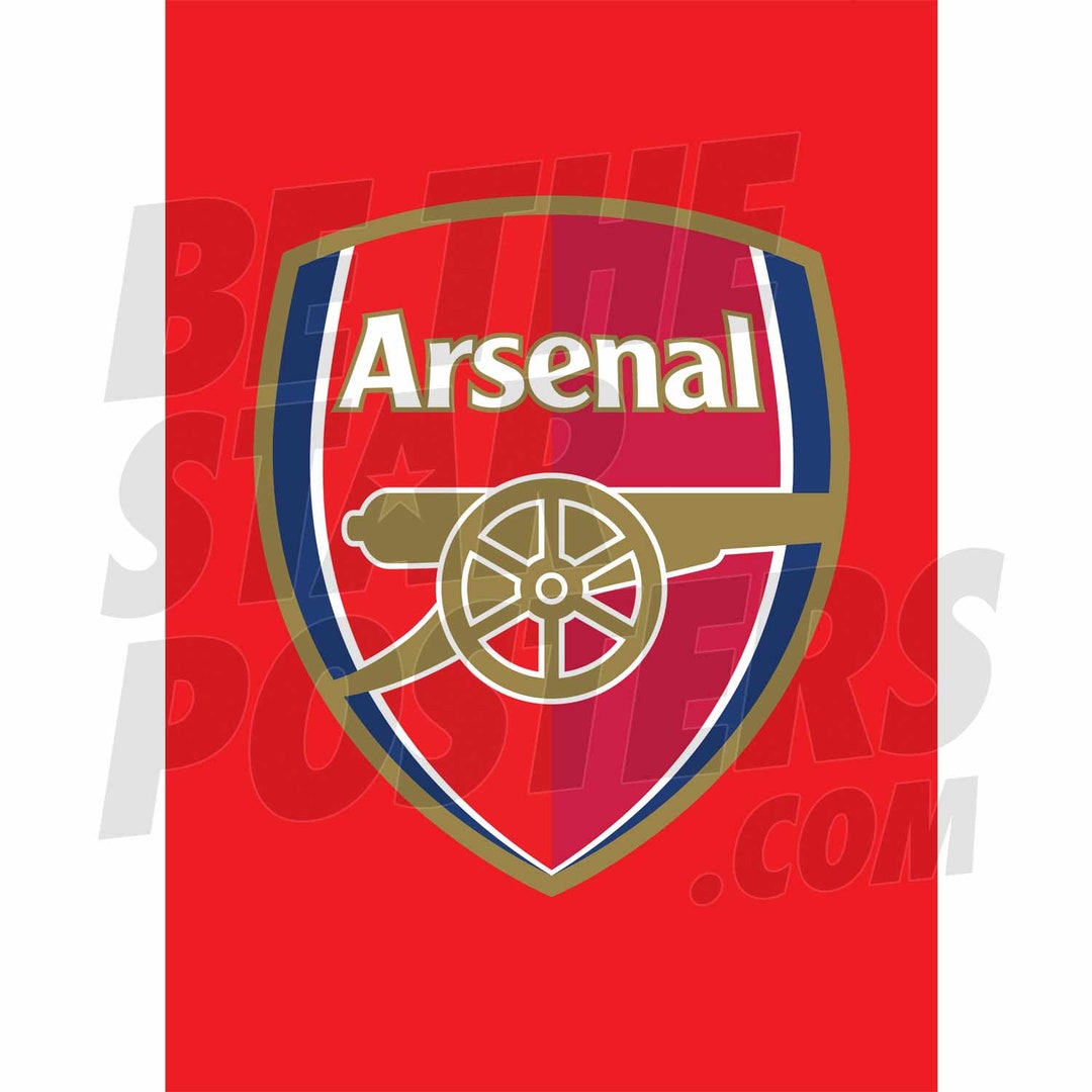 Arsenal FC Crest Poster Officially Licensed Product A4/ A3 / A2 Framed ...