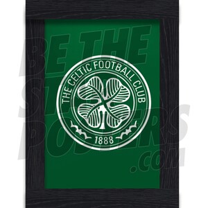 Celtic FC Crest Poster Framed Officially Licensed Product A3 - Etsy
