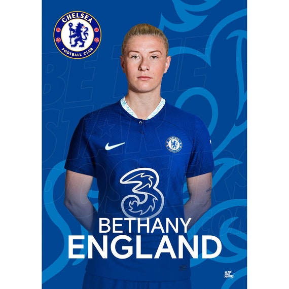Chelsea Women FC England 22/23 Headshot Poster Officially - Etsy