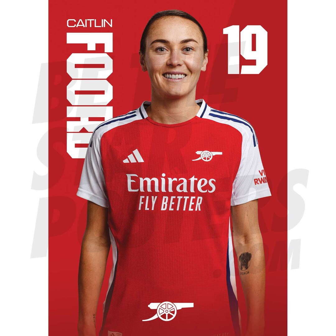 Arsenal FC Foord 24/25 Headshot Poster Officially Licensed Product - Etsy