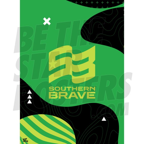 The Hundred Southern Brave Poster Officially Licensed | Etsy