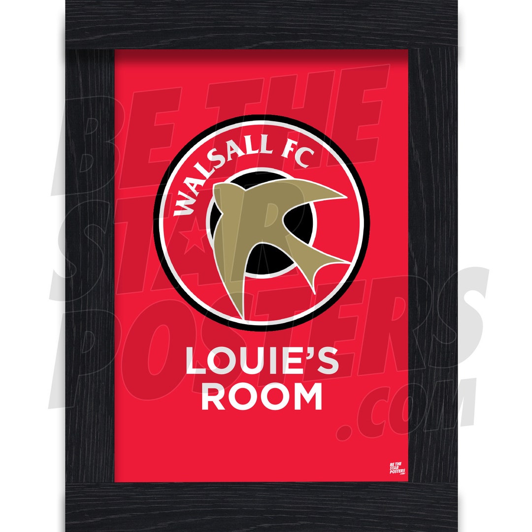 Walsall FC Personalized Crest Poster Produit sous licence - Etsy France
