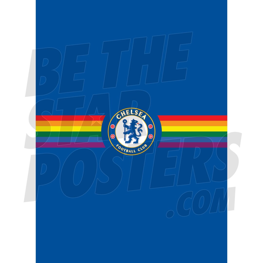 Chelsea FC Pride Poster - Officially Licensed Product A4 / A3 - Etsy