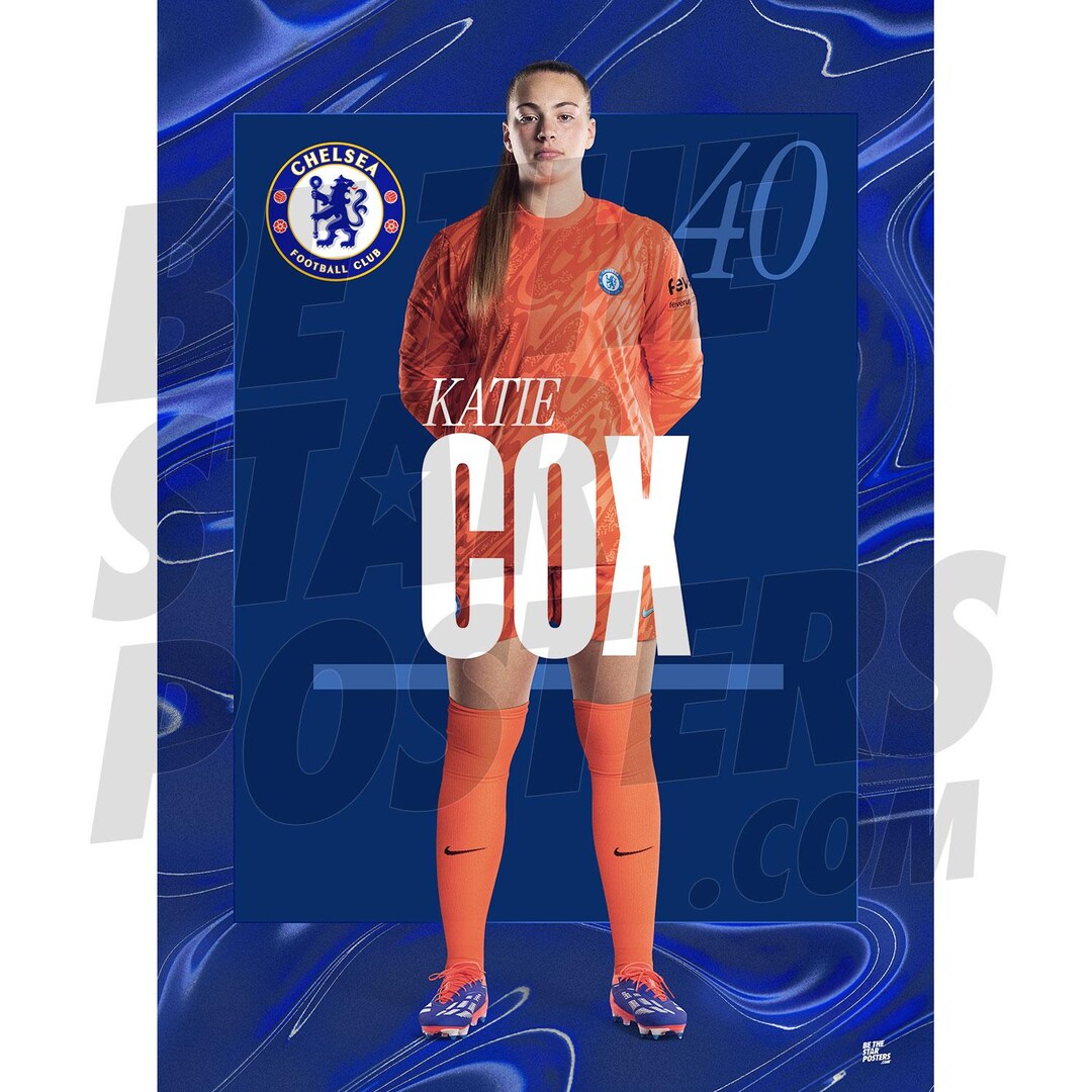 Chelsea FC Cox 24/25 Headshot Poster - Officially Licensed Product A3 ...