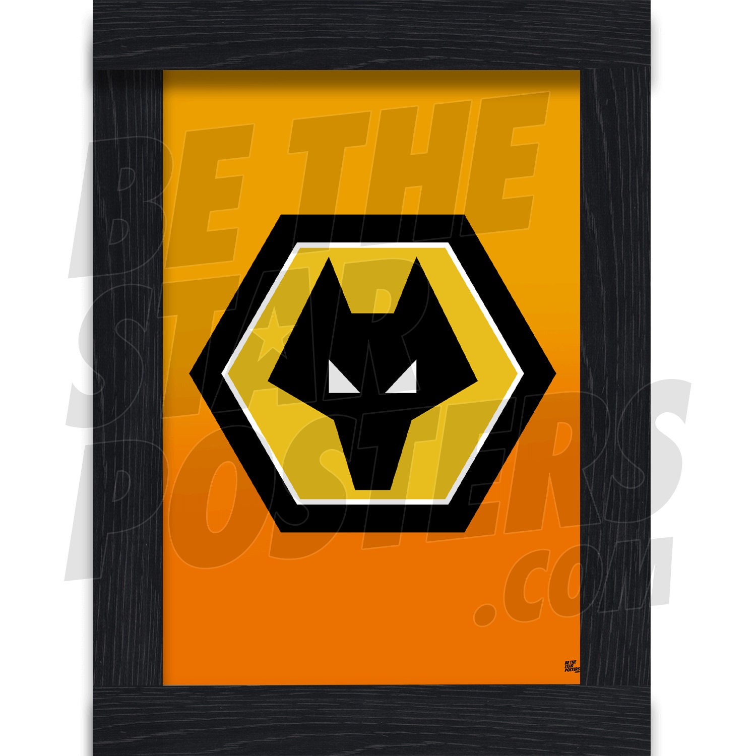 Wolverhampton Wanderers FC Crest Poster Officially Licensed - Etsy