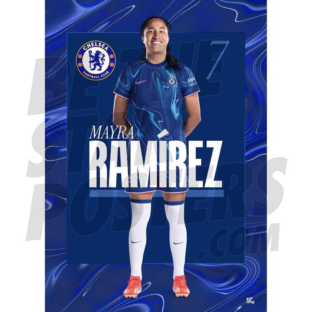 Chelsea FC Ramirez 24/25 Headshot Poster - Officially Licensed Product ...
