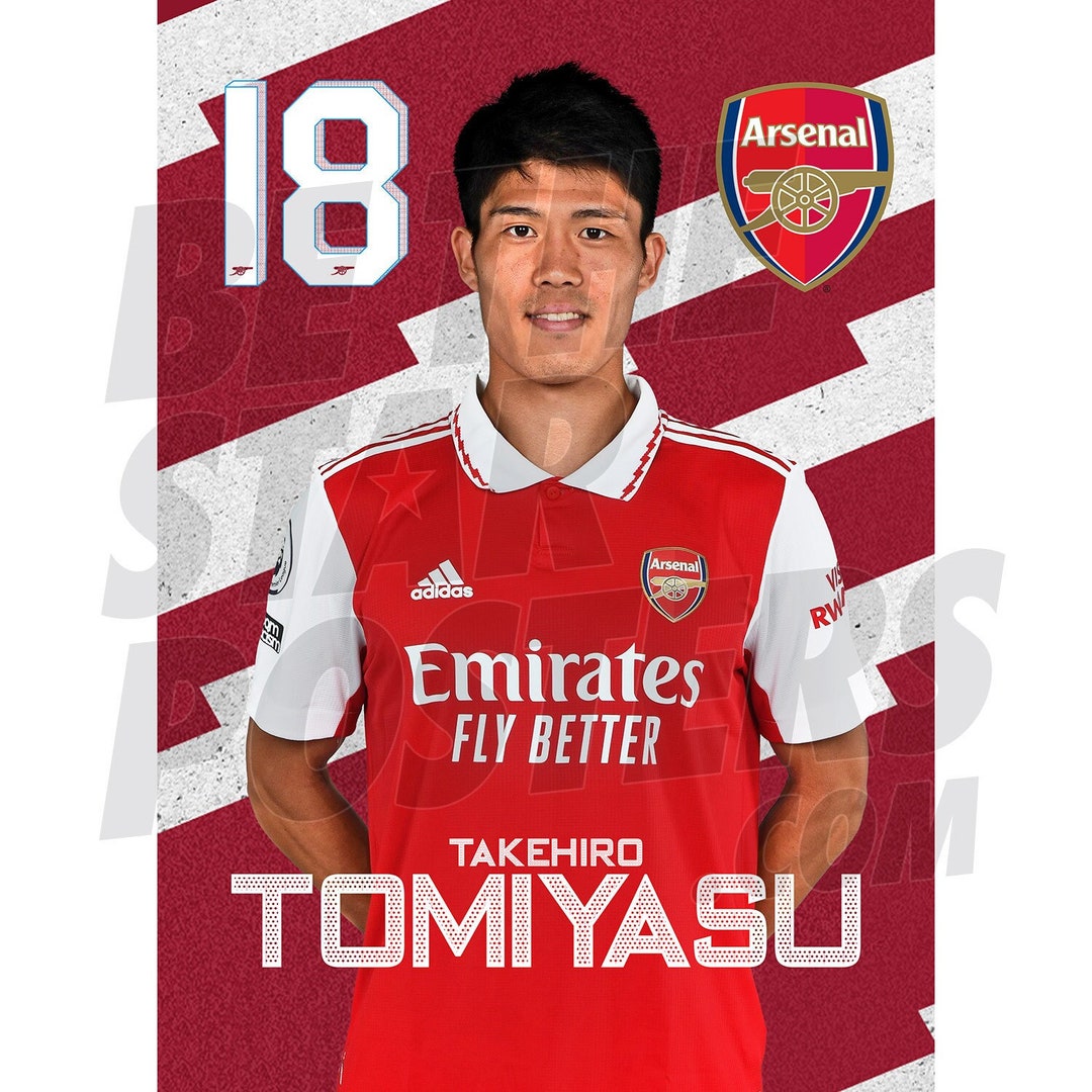 Poster Arsenal FC Tomiyasu 22/23 portrait Produit sous licence ...
