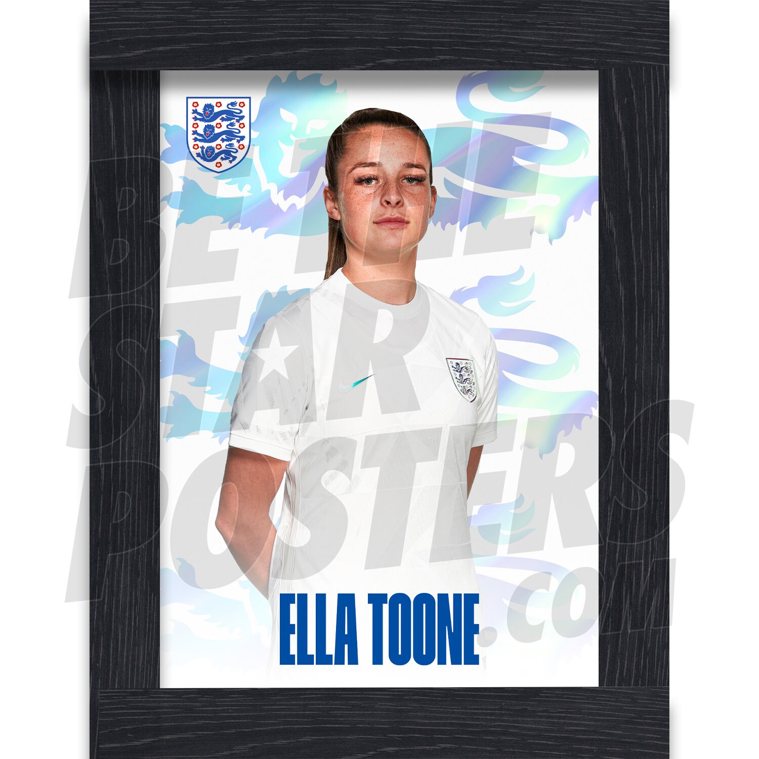 England Lionesses Toone Headshot Poster - Officially Licensed Product ...