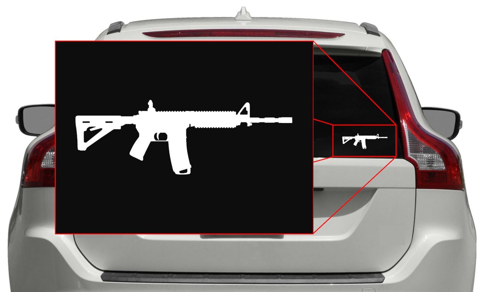 AR 15 PICK COLOR M4 Assault Rifle Vinyl Decal Sticker for | Etsy