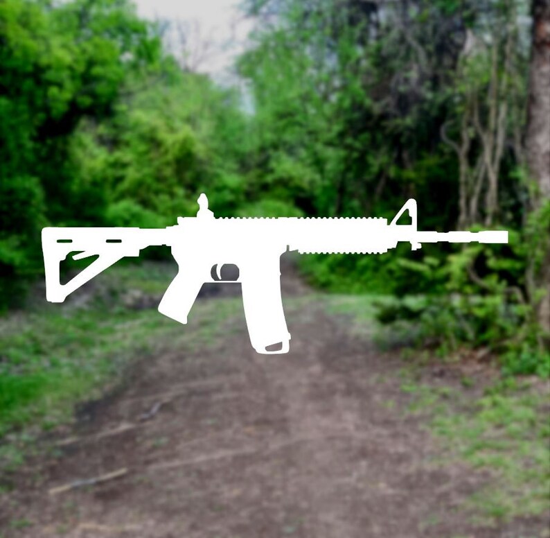 AR 15 PICK COLOR M4 Assault Rifle Vinyl Decal Sticker for - Etsy