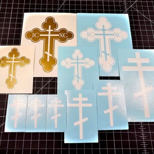 8 Orthodox Cross Package Crosses, Keychains, Decals - Etsy