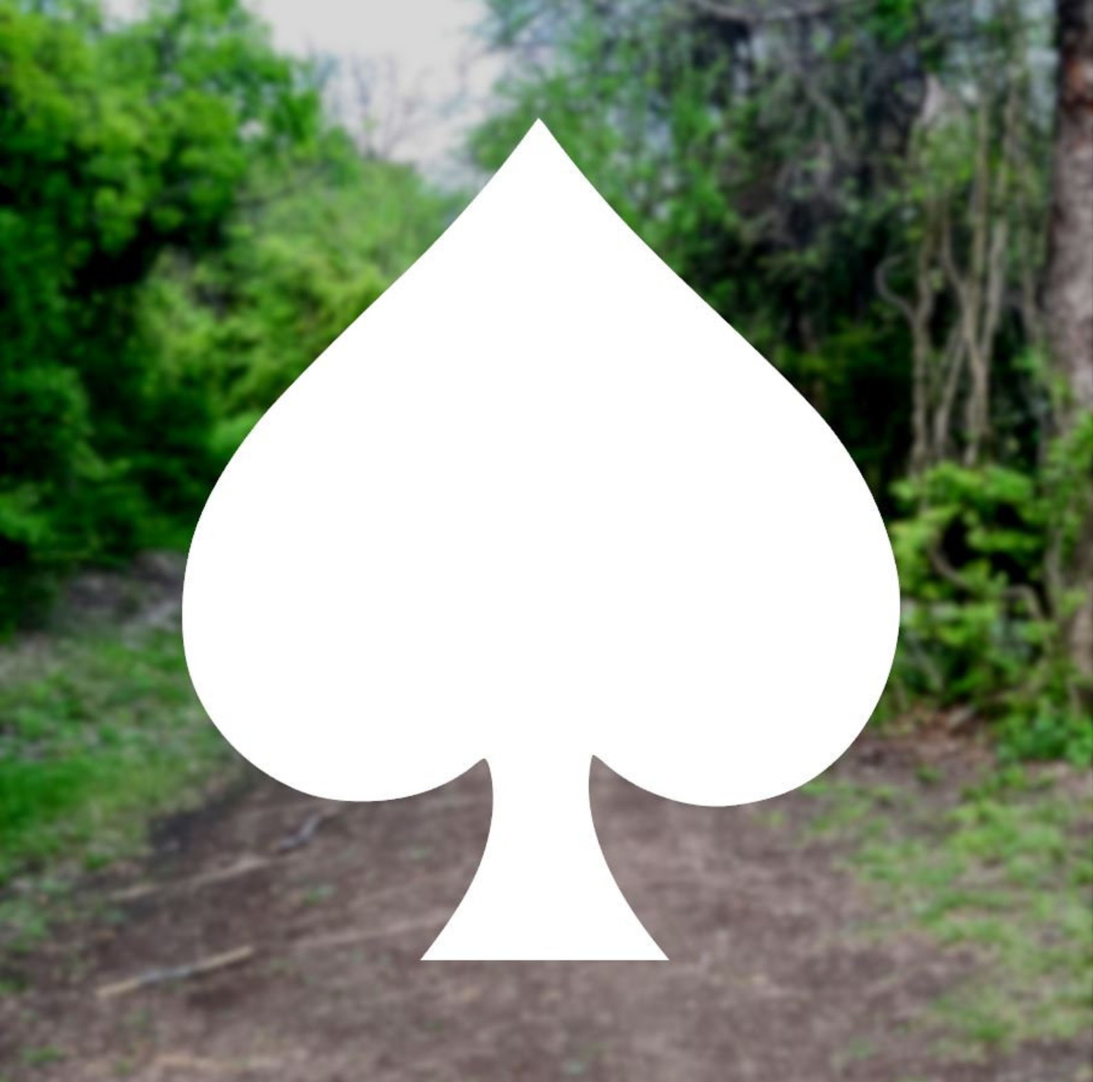 Spade Symbol PICK COLOR Poker Vinyl Decal Sticker for - Etsy