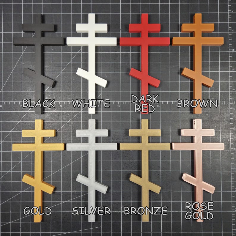 Orthodox 3-bar Cross Bookends - Etsy