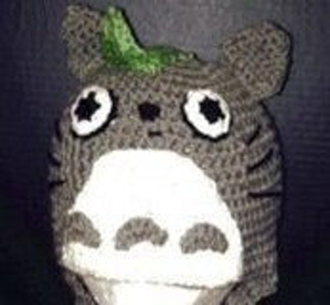 Totoro Beanie With Coal Sprites - Etsy