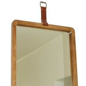 Scandinavian Mirror Modern Mirror Wooden Mirror Large - Etsy