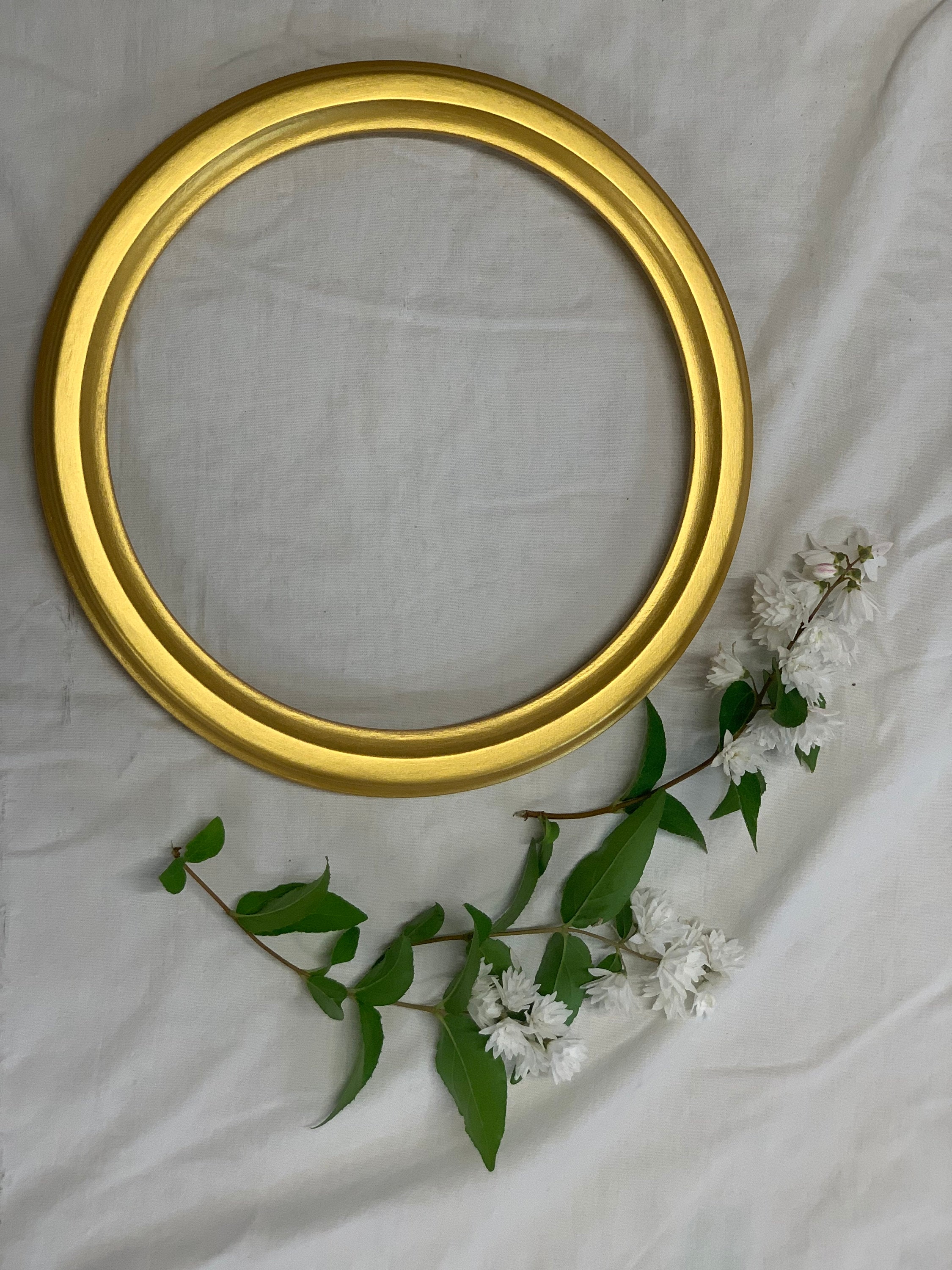 Round Picture Frame Wood Photo Frame Hallway Decor Frame - Etsy UK