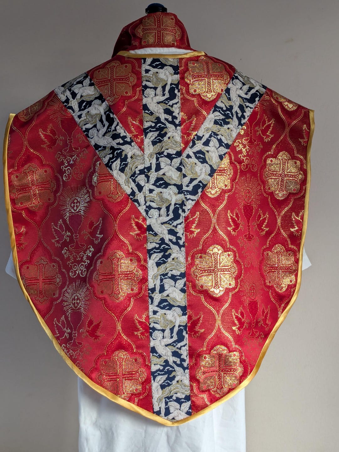 Boys Catholic Priest Costume: Mass Vestments for Kids, Kids Chasuble ...