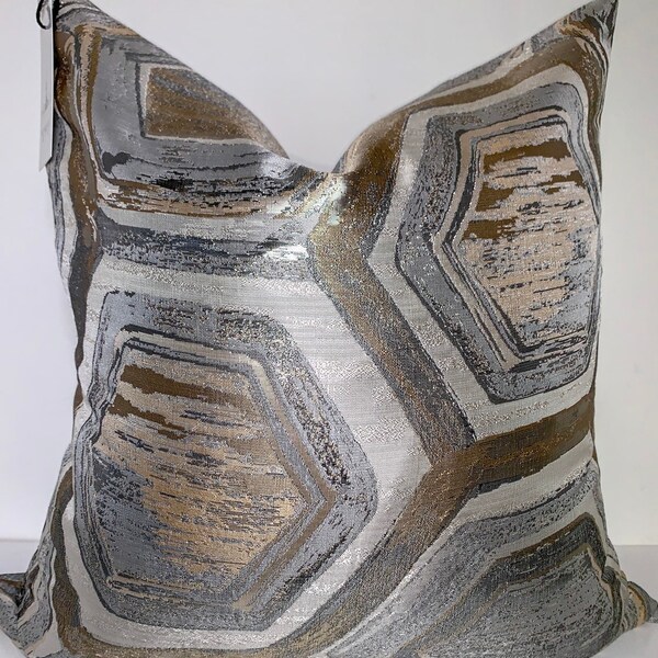 Metallic Gold Pillow - Etsy