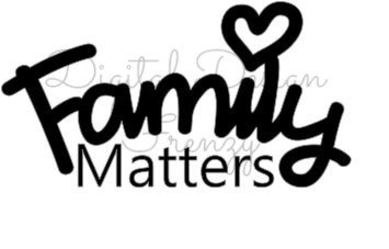 Family Matters SVG File SVG Digital File Cricut Download - Etsy Israel