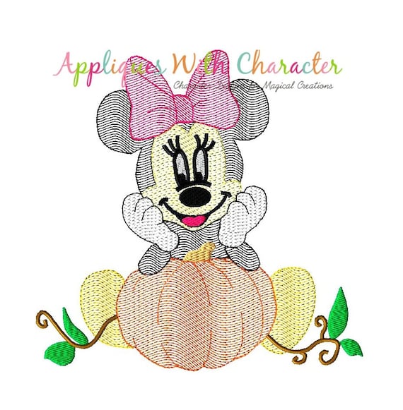 Baby Minnie Mouse Outline