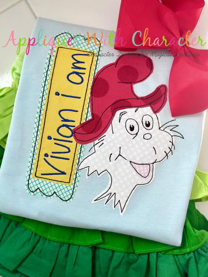 Sam Bean Stitch Applique Design - Etsy