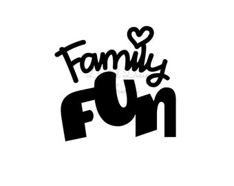 "family Fun" Svg - Etsy