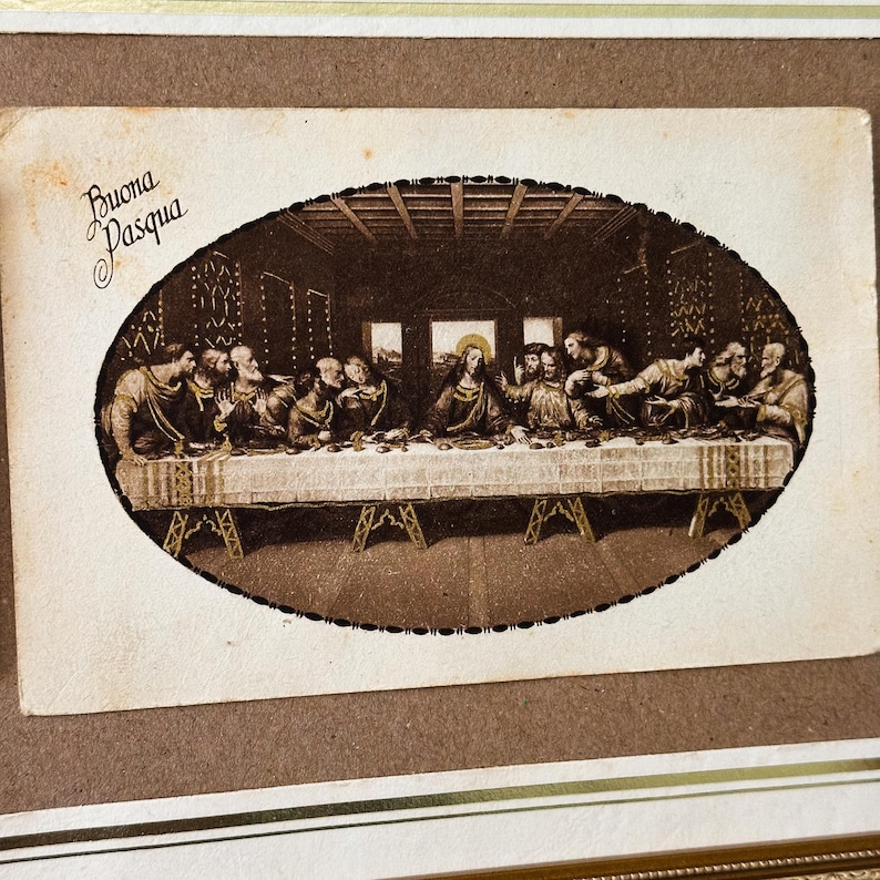 The Last Supper Vintage Frame With Coffin Nails: Oddities Curiosities ...
