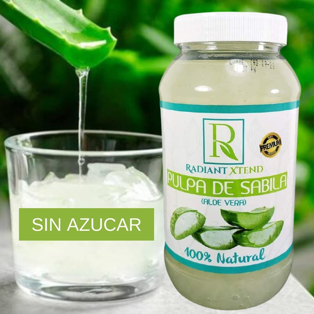 Pulpa de Sábila Orgánica 100% Natural ALOE VERA - Etsy México