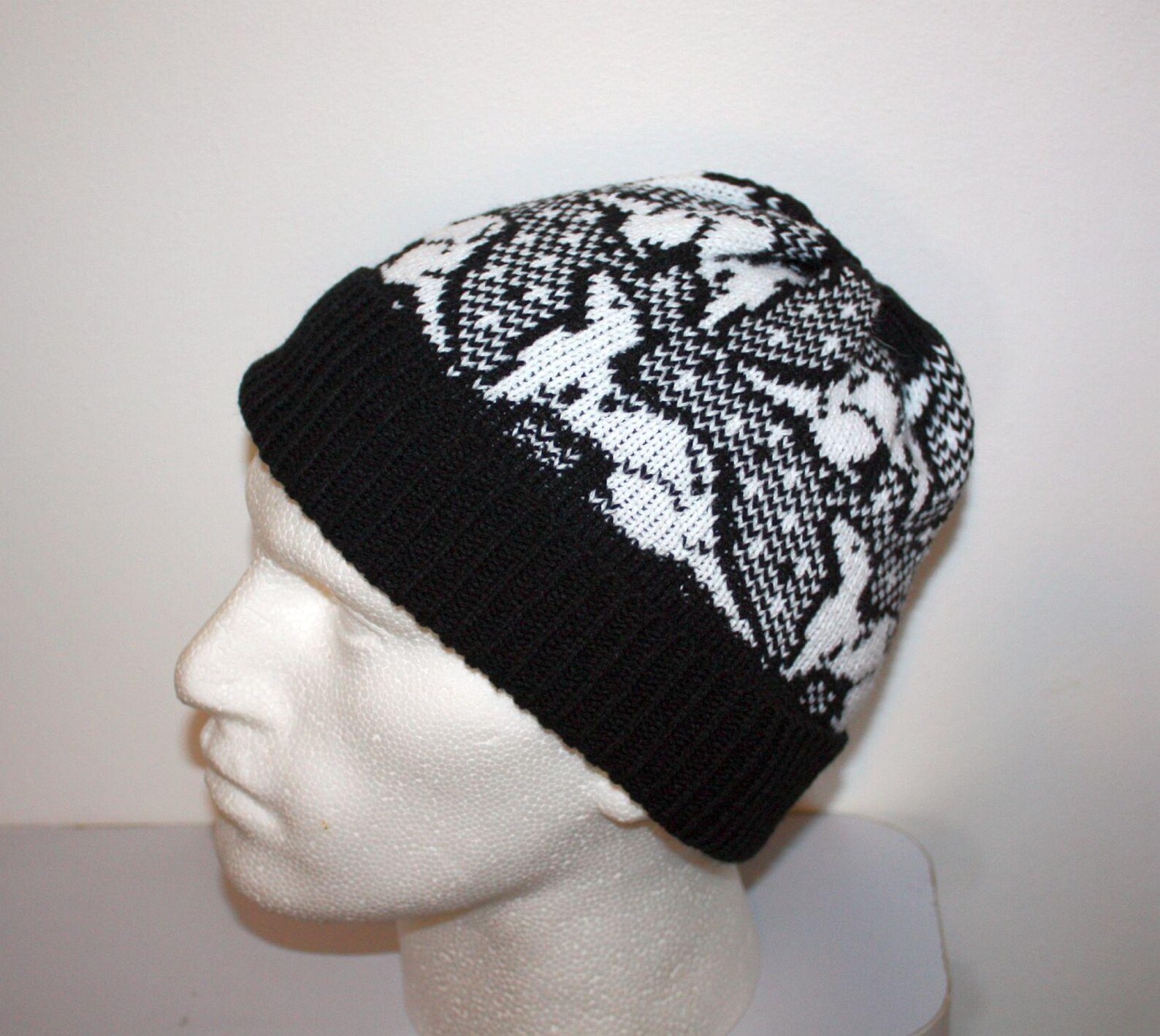 Ferrets, Weasels, Stoats on a Knitted Beanie Hat in a Choice of Colours ...