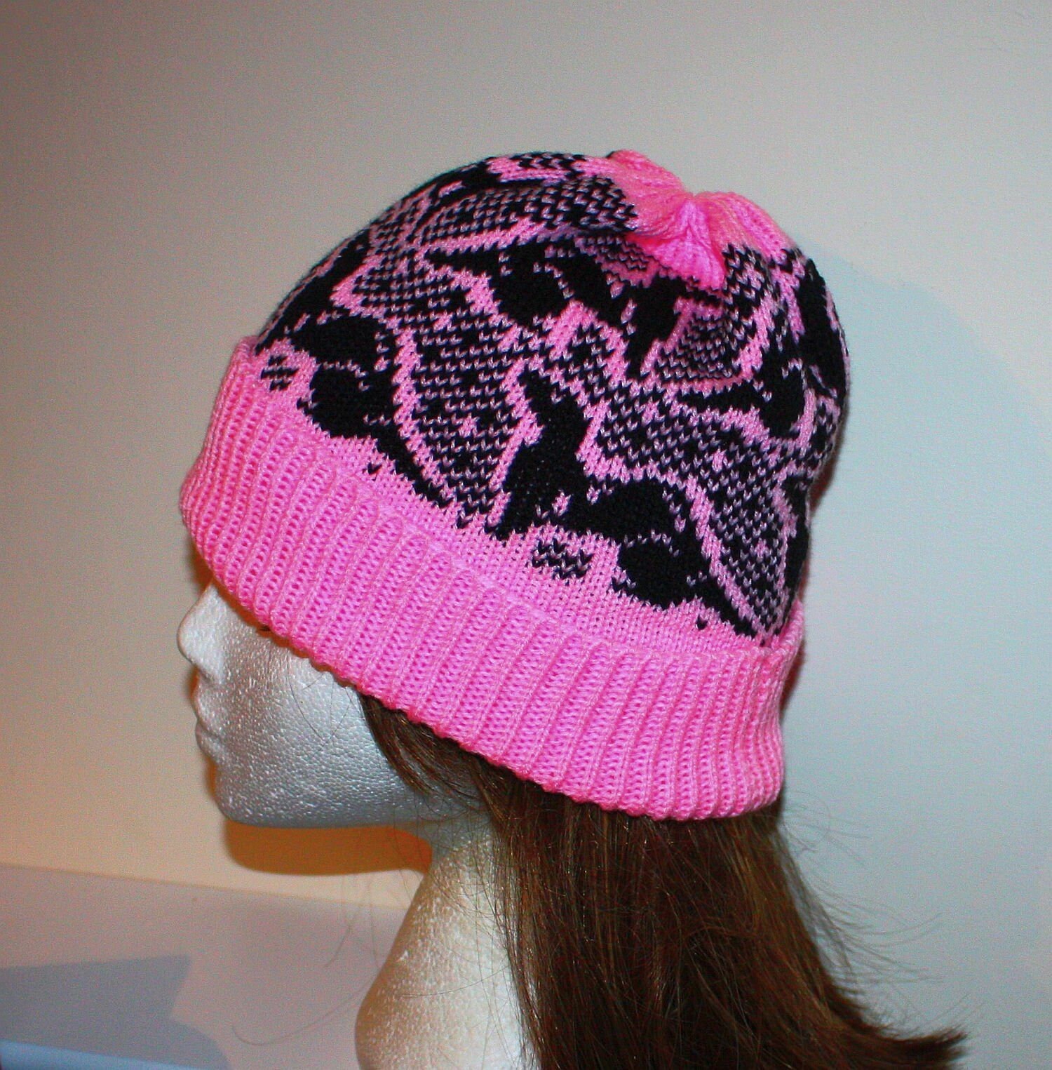 Ferrets, Weasels, Stoats on a Knitted Beanie Hat in a Choice of Colours ...