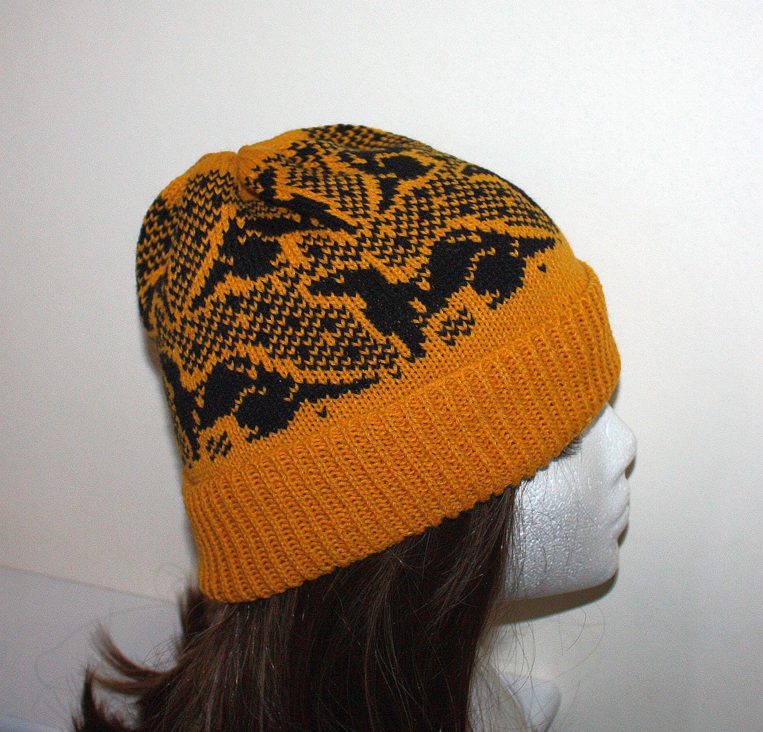 Ferrets, Weasels, Stoats on a Knitted Beanie Hat in a Choice of Colours ...