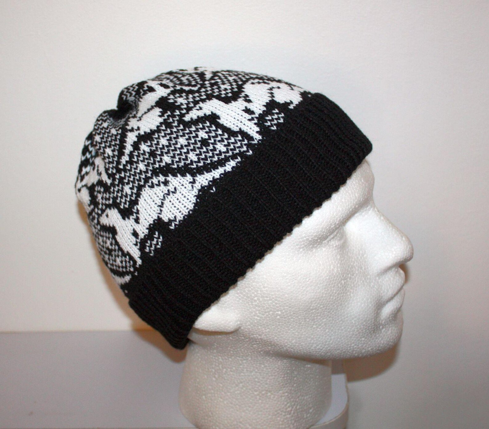 Ferrets, Weasels, Stoats on a Knitted Beanie Hat in a Choice of Colours ...