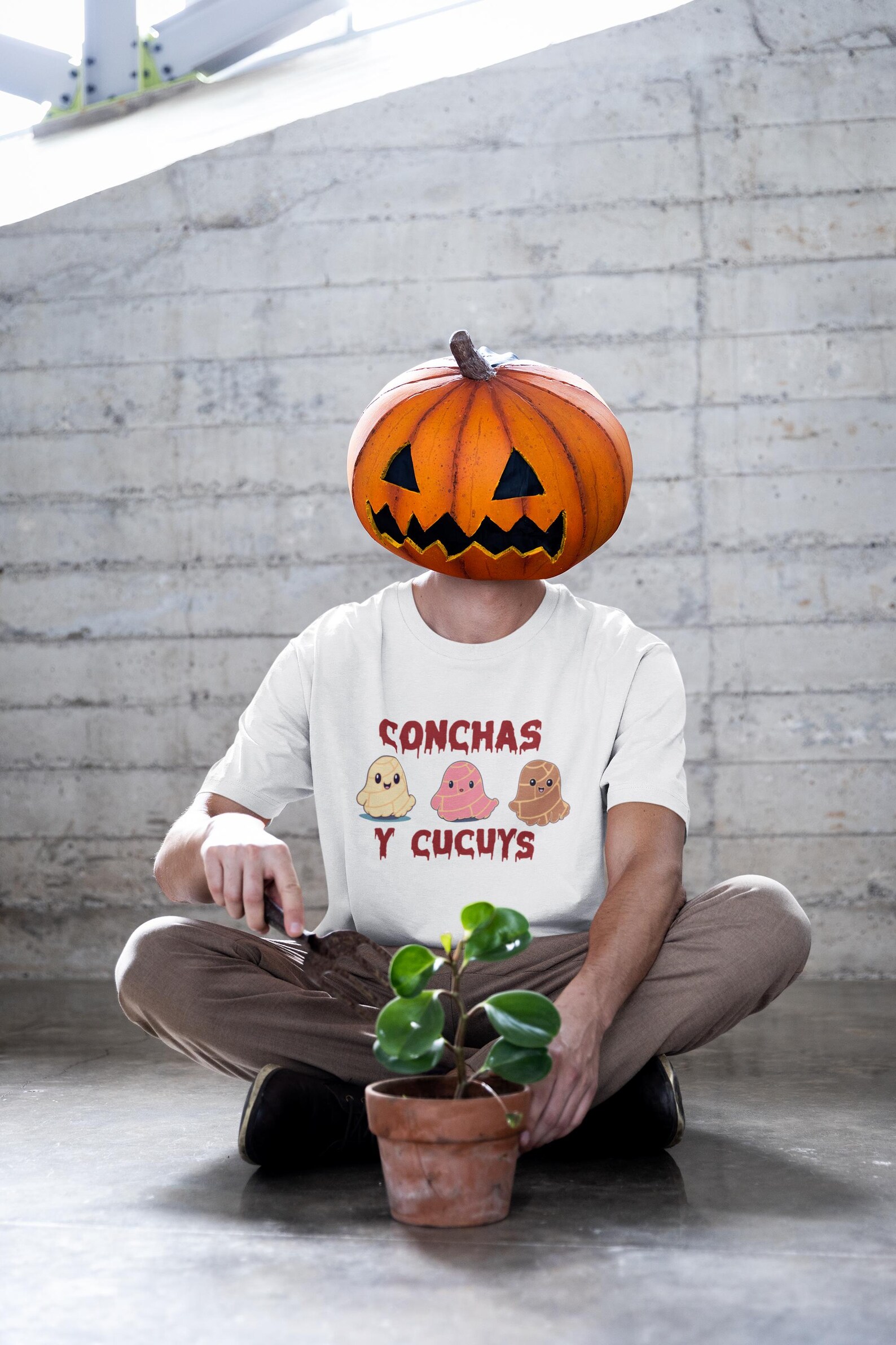 Spooky Conchas - Mexican Conchas Ghost - Halloween Pan Dulce Stickers ...